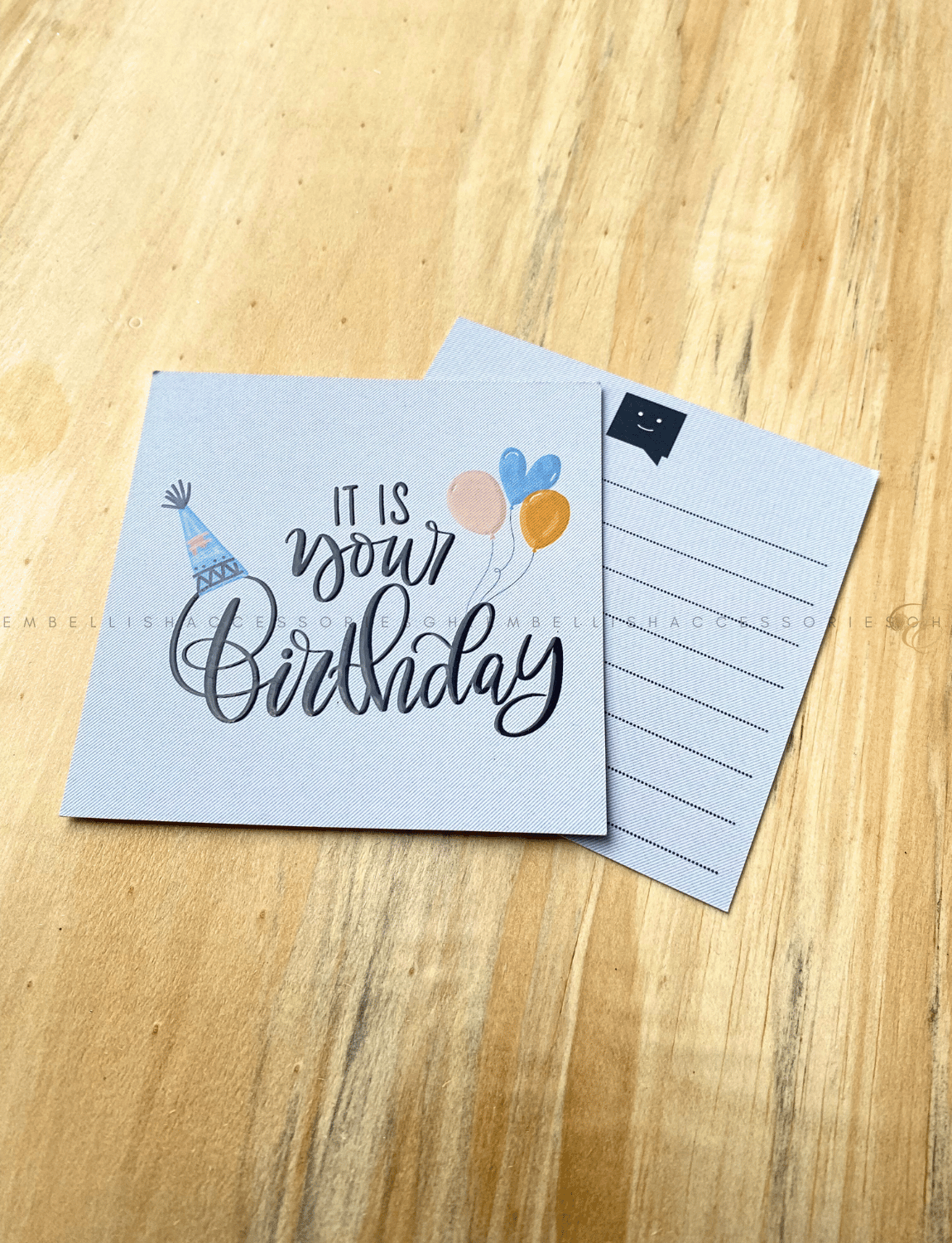 Mini Birthday card - Embellish Accessories