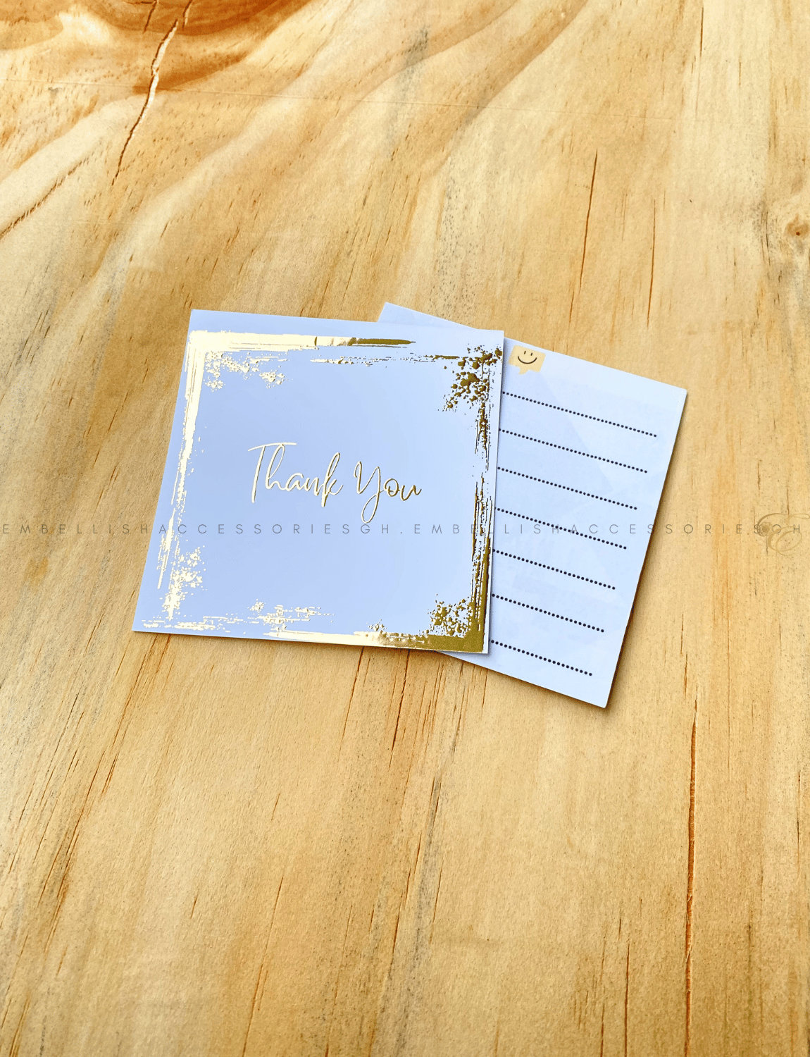 Mini Thank you card - Embellish Accessories