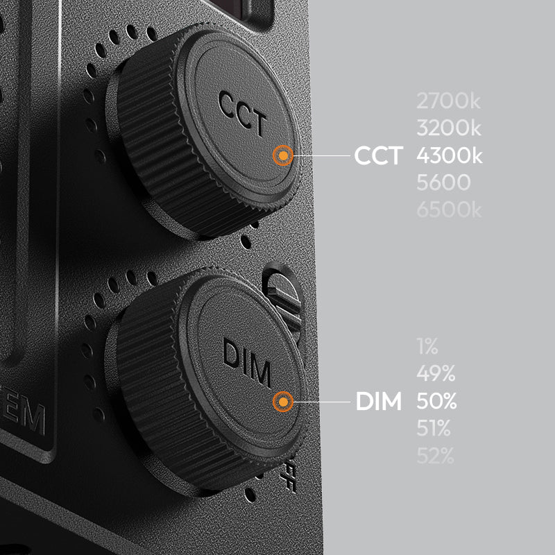 ULANZI LM-P40 RGB LED Video Light, 2700-9000K Portable Light