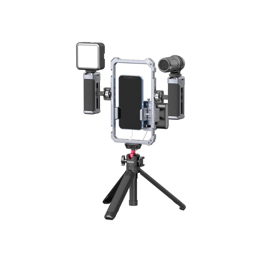 ULANZI Universal Phone Video Rig Kit with Handles, Aluminum